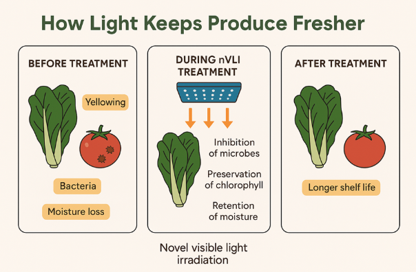 How novel visible light irradiation can reduce post-harvest losses ...