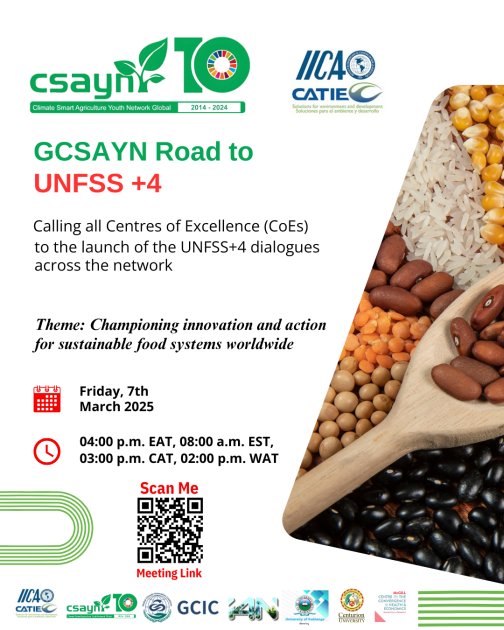 GCSAYN Road to UNFSS | Championing innovation and action for ...