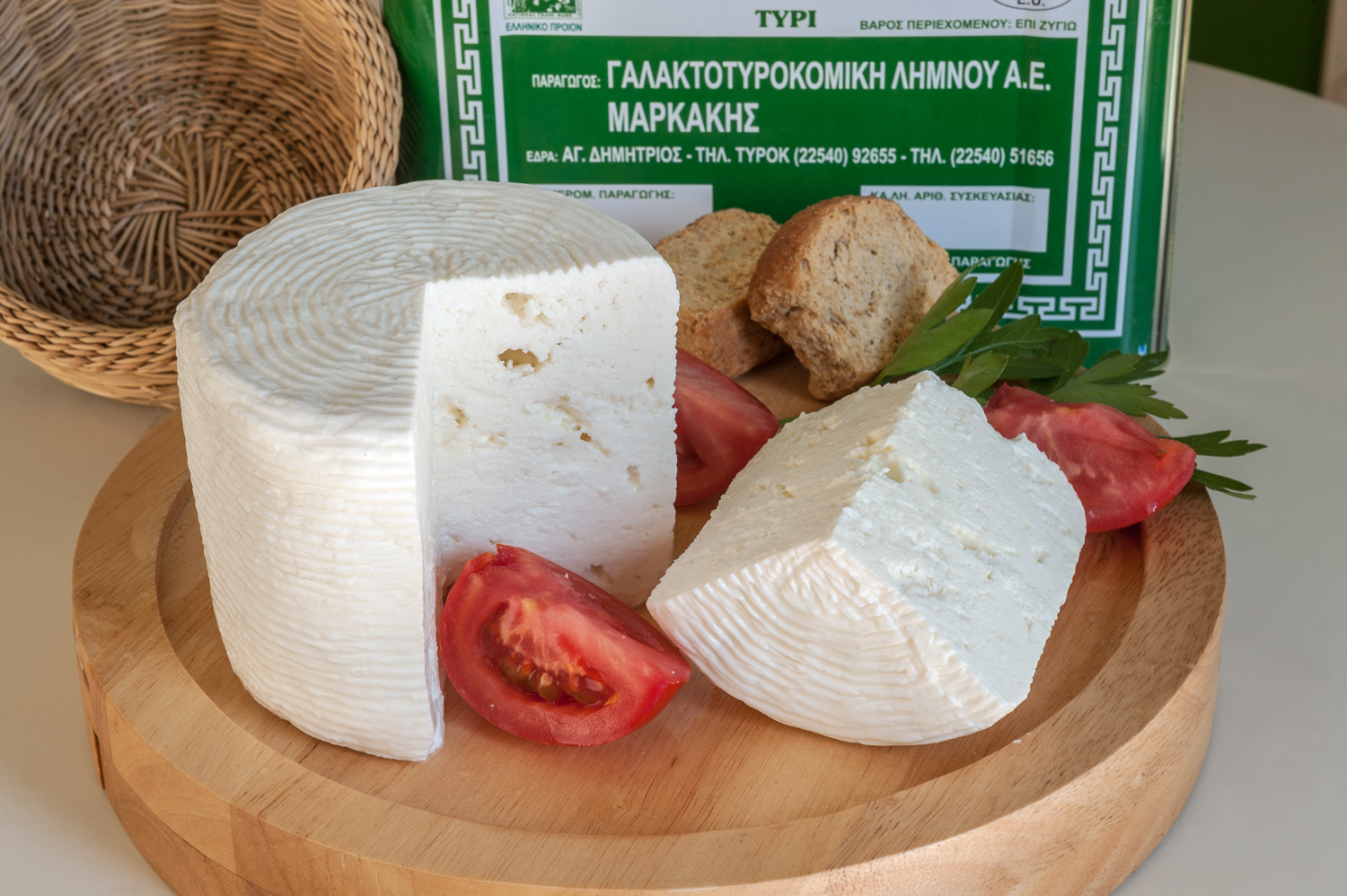 Τυρι καλαθάκι Λήμνου σε δοχείο 12-13 kg - Αγ.Δημήτριος Λήμνου - Wikifarmer