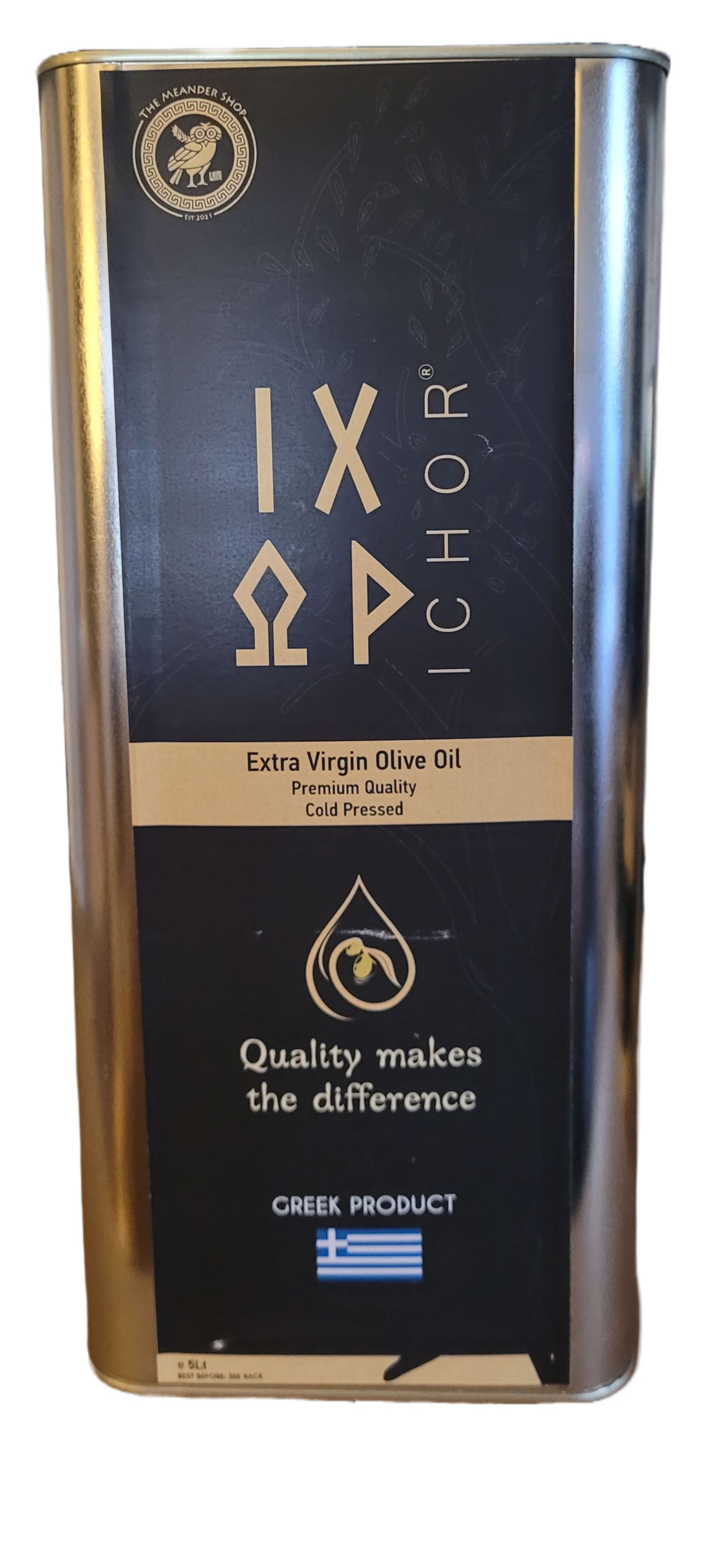 Extra Virgin Olive Oil 5L ICHOR - Hvalsø - Wikifarmer