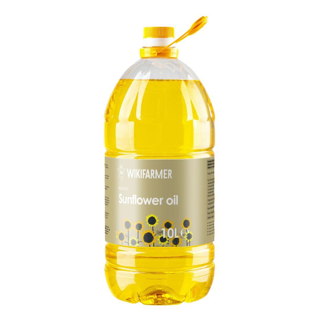 Sunflower Oil 10L PET - Attiki - Wikifarmer