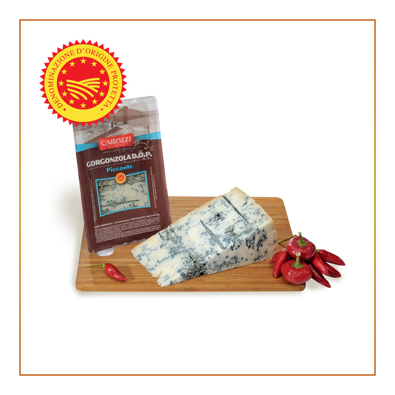 Gorgonzola DOP Piccante 4 trays x kg 1,5 (1/8 wheel) - Pasturo - Wikifarmer