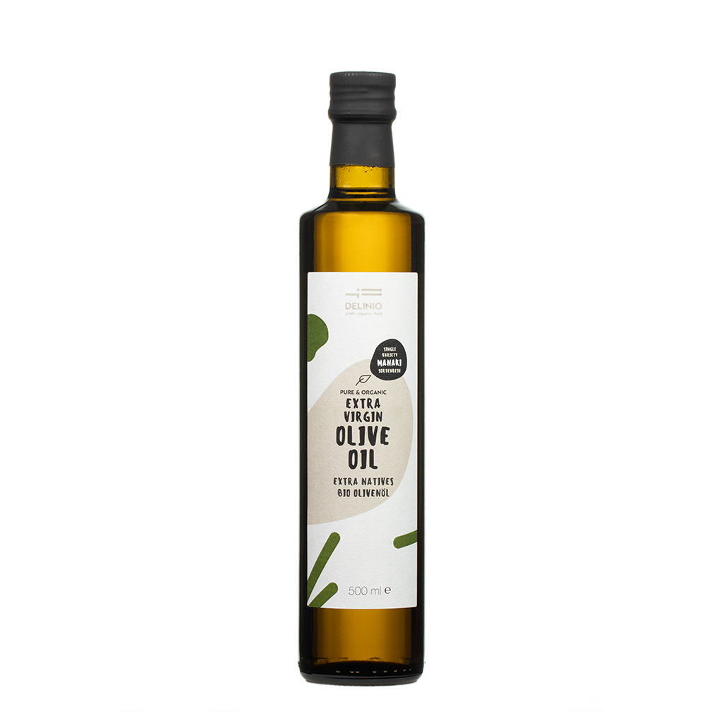Extra virgin organic olive oil Manaki, 500 ml - Drosia - Wikifarmer