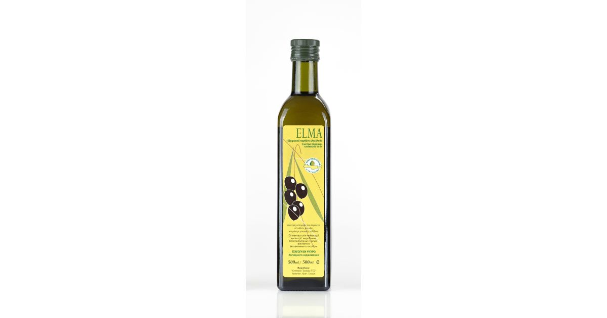 Elma extra virgin olive oil glass bottle 500ml - Heraklion - Wikifarmer