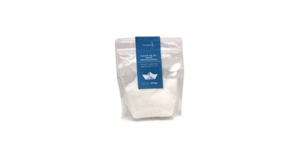 Ergon Salt Messolonghi Afrina(Fleur de sel) 270g - Thessaloniki ...