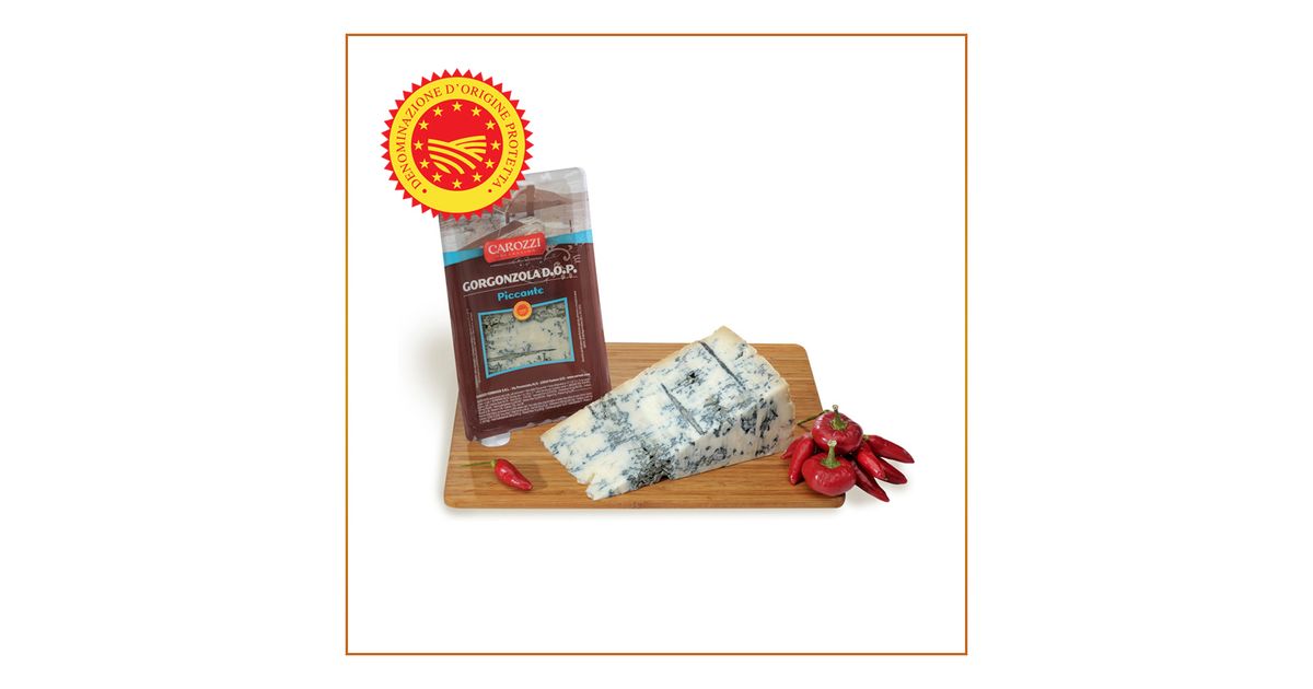 Gorgonzola DOP Piccante 4 uds x 1.5 kg (1/8 queso) - Pasturo - Wikifarmer