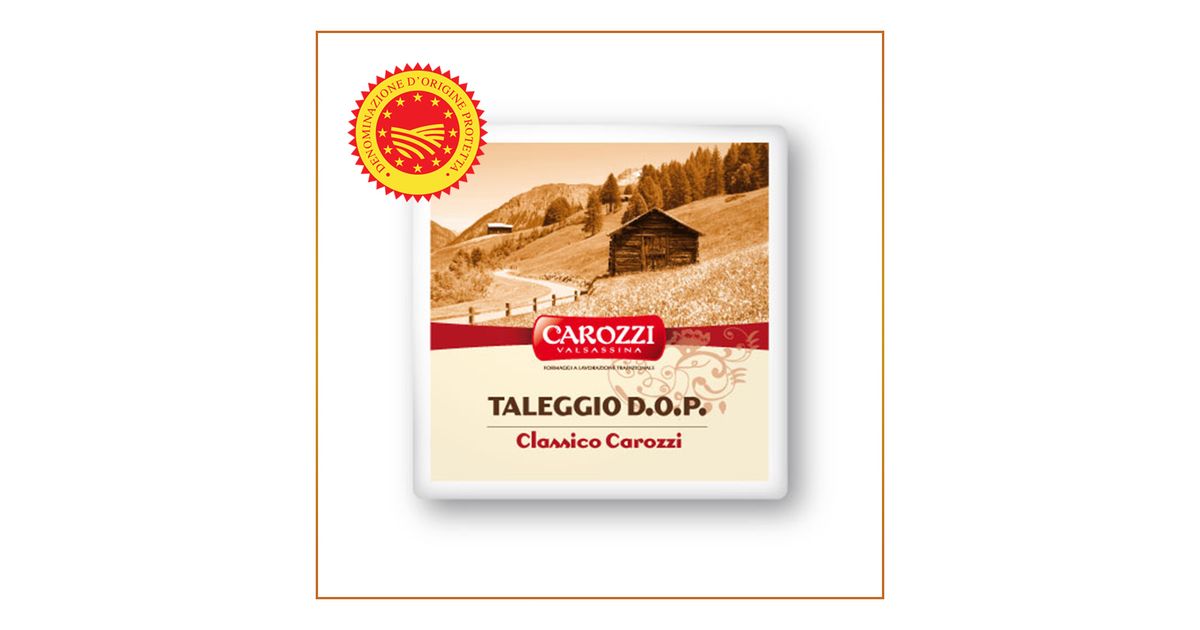 Fromage Taleggio DOP "Classico Carozzi" - 2,2 Kg - Pasturo - Wikifarmer